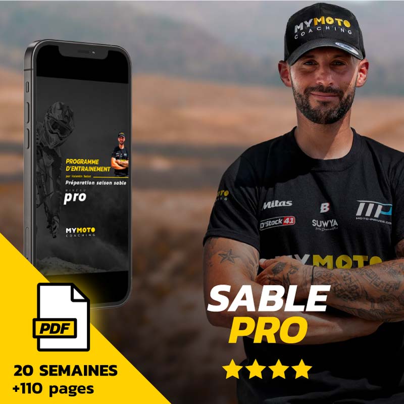 Programme préparation sable - Niveau Pro - My Moto Coaching