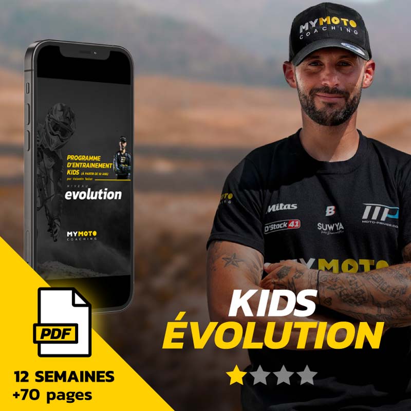 Programme Kids - Niveau évolution - My Moto Coaching